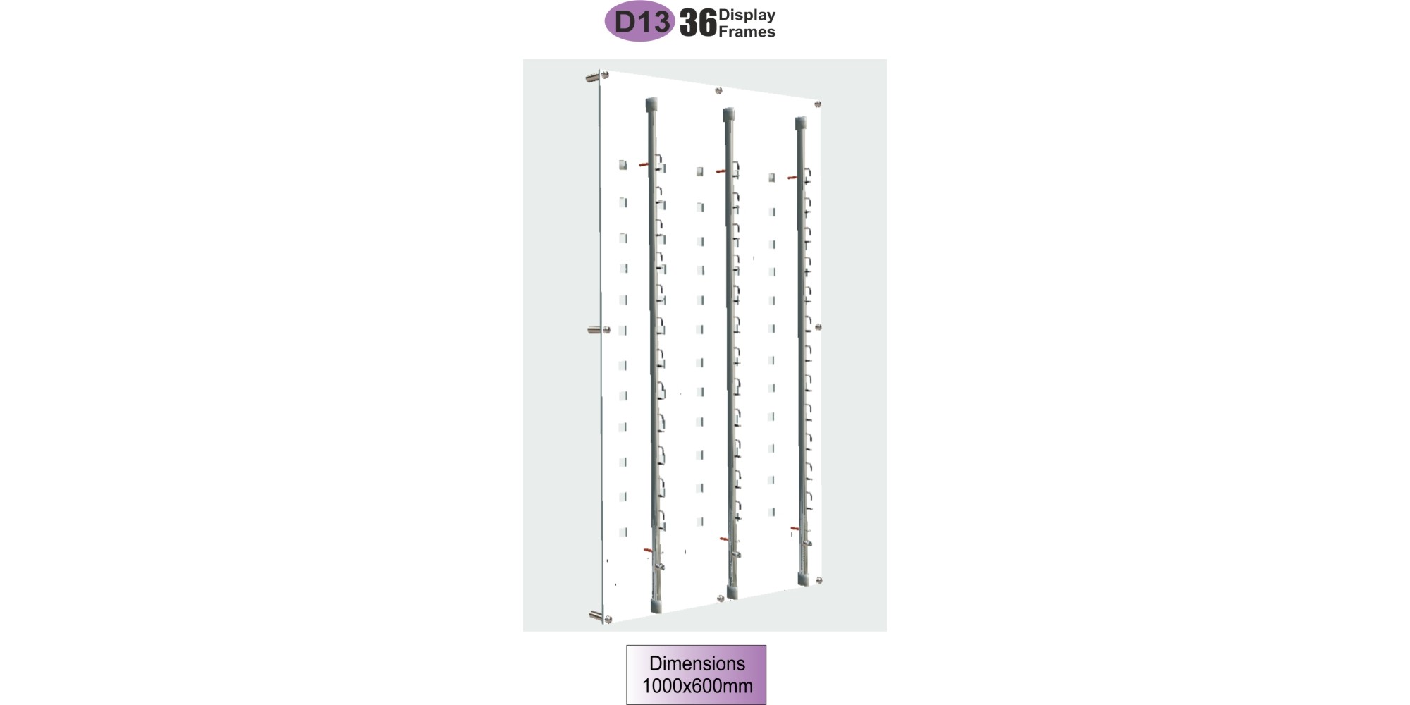 D13 Lockable Wall Display