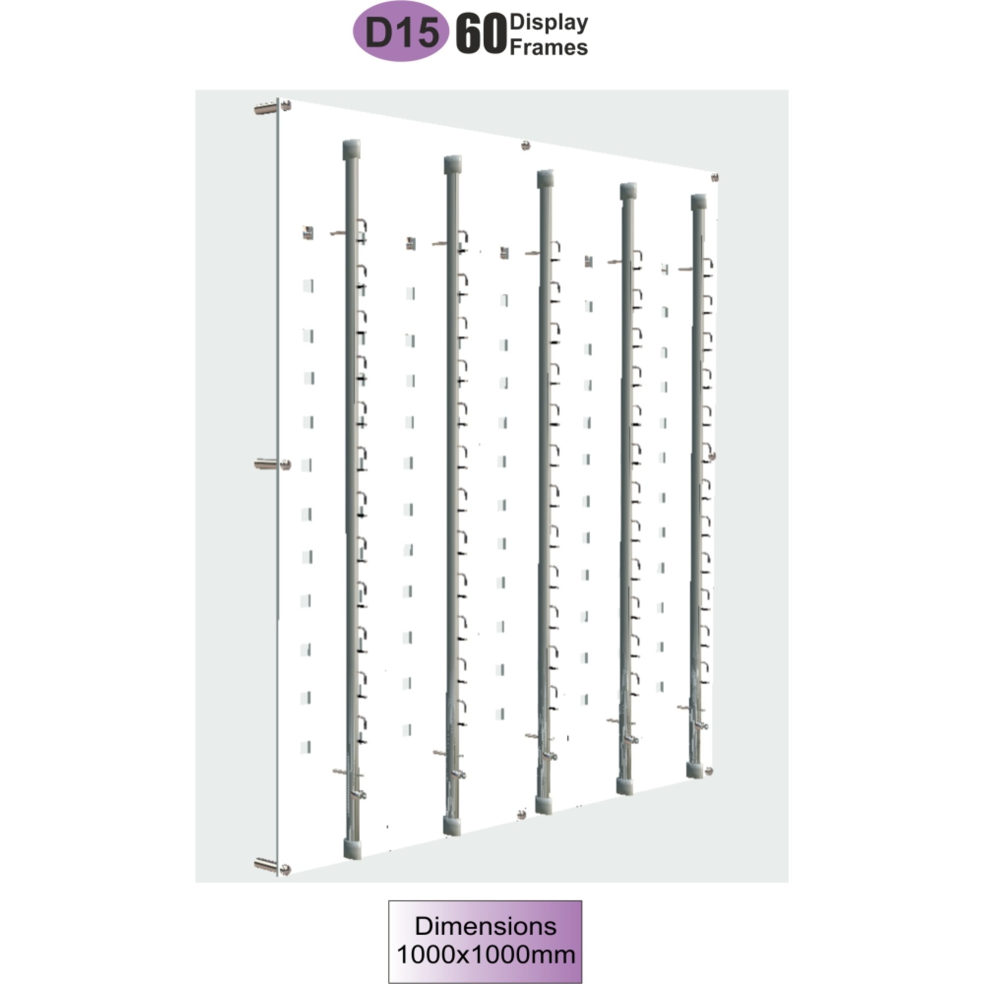 D15 Lockable Wall Display